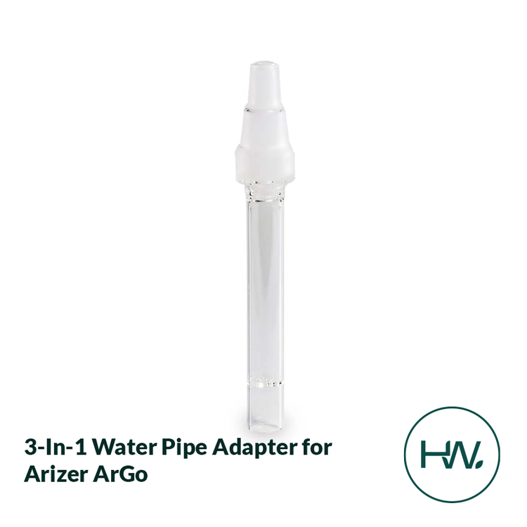 3-In-1 Water Pipe Adapter for Arizer ArGo | Herbware Australia