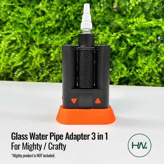 Mighty / Crafty Glass Water Pipe Adapter 3 in 1 - Hard Plastic Ring