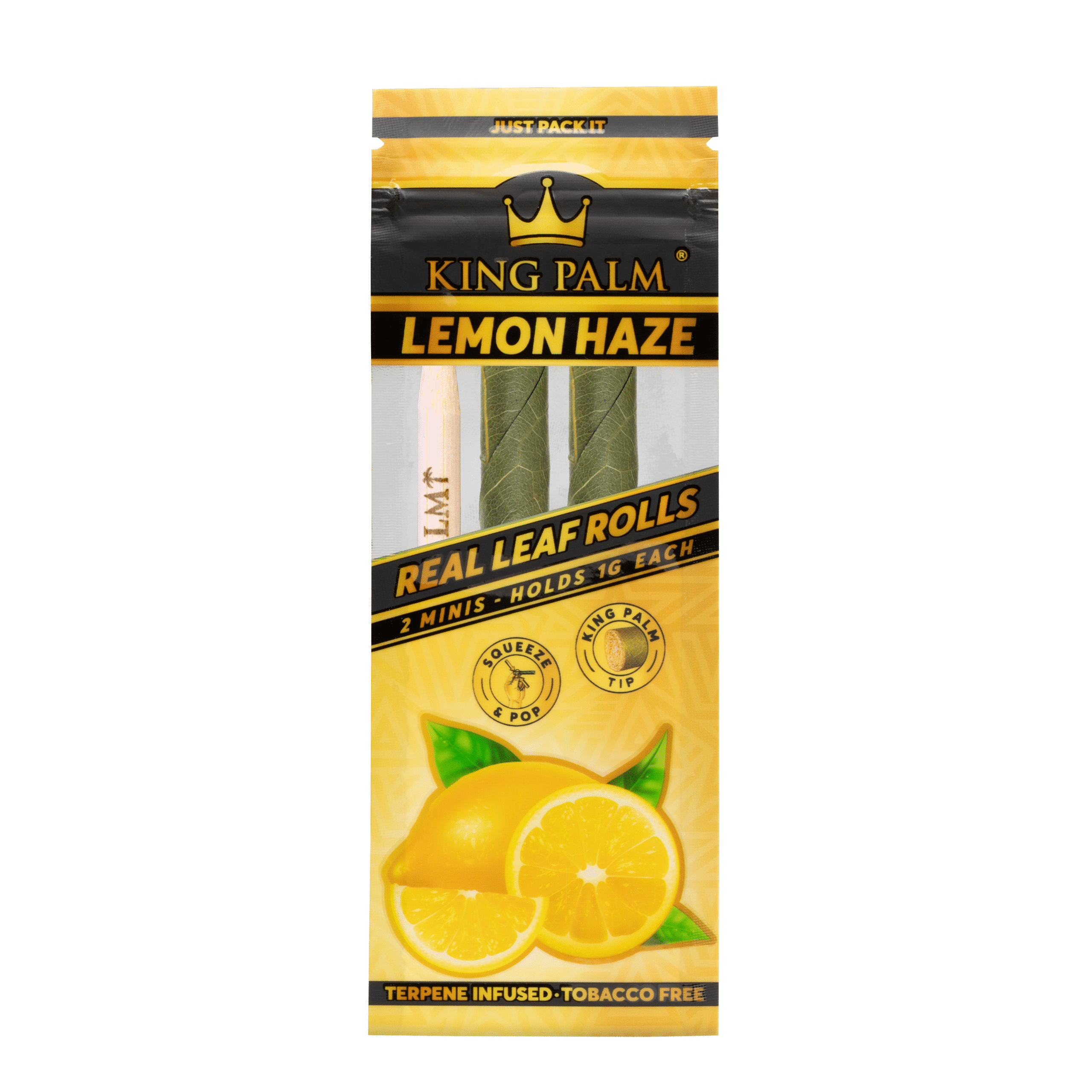 King Palm Lemon Haze Mini Rolls 2 Pack | Herbware Australia