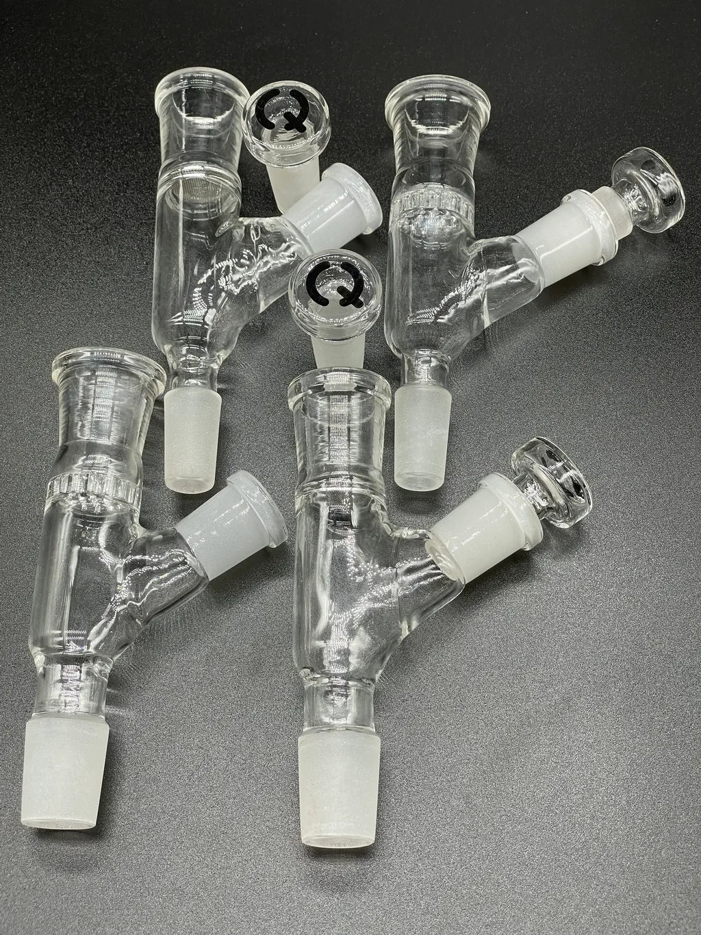 QaromaShop Passthrough Glass Bowl Adapter | Herbware Australia